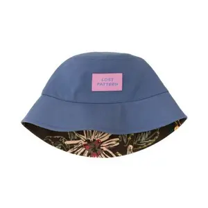 LOST PATTERN Cotton Reversible Bucket Hat