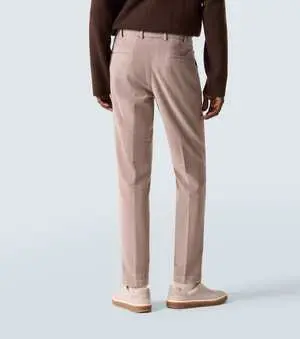 Thom Sweeney Cotton-blend Corduroy Slim Pants