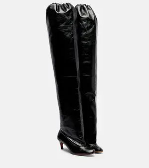 Proenza Schouler Uma 60 Leather Over-the-knee Boots - Black