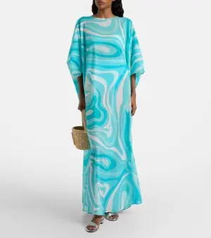 Emilio Pucci Marmo Cotton Kaftan