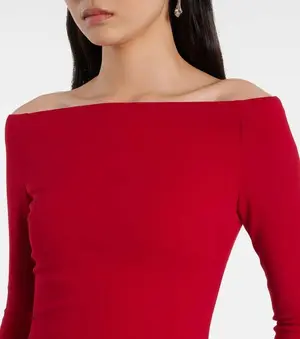 Solace London Anica Off-shoulder Gown