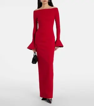 Solace London Anica Off-shoulder Gown