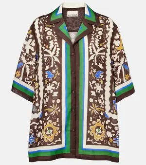 ALEMAIS Maroc Printed Ramie Shirt - Multicoloured