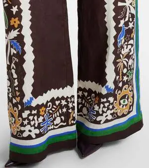 ALEMAIS Maroc Printed Wide-leg Pants - Multicoloured