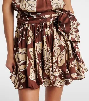 Poupette St Barth Bianca Printed Minidress
