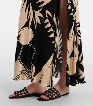 Poupette St Barth Stella Printed Maxi Dress