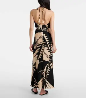 Poupette St Barth Stella Printed Maxi Dress