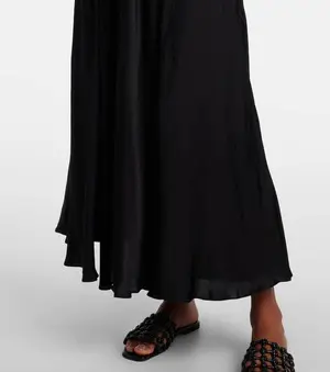 Poupette St Barth Halterneck Maxi Dress - Black