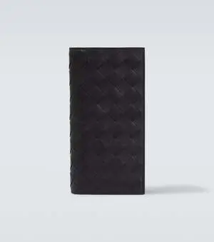 Bottega Veneta Intrecciato Leather Wallet - Black