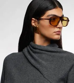 TOM FORD Guillaume Aviator Sunglasses