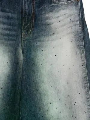 We11Done Embellished Straight-leg Jeans