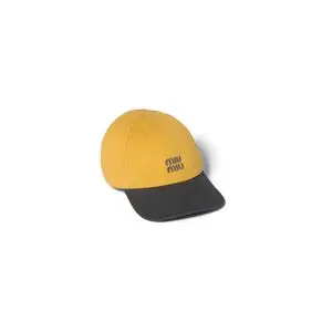 Miu Miu Drill Baseball Cap - Topaz/anthracite