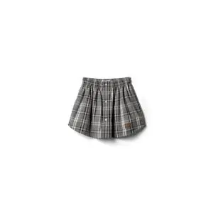 Miu Miu Checked Flannel Miniskirt