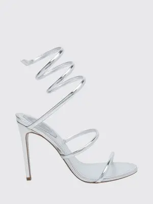 Rene Caovilla Heeled Sandal - Silver