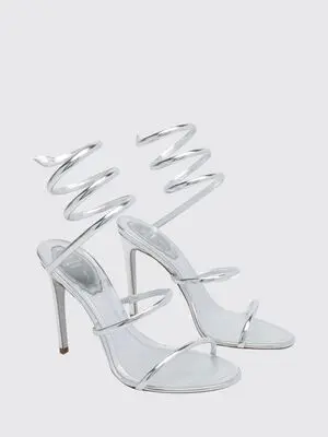Rene Caovilla Heeled Sandal - Silver