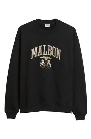 MALBON Range Oxford Cotton Sweatshirt