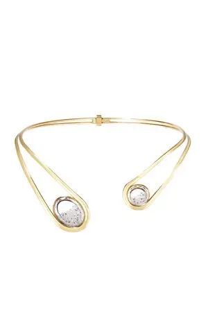 Moritz Glik Cascavel Diamond And Yellow Choker - Gold