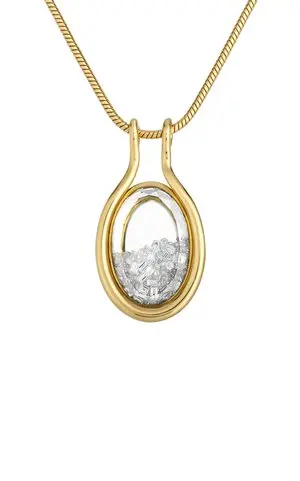 Moritz Glik Cascavel 18k Yellow And Diamond Necklace