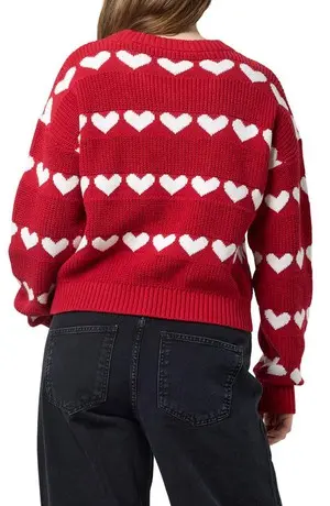 NOISY MAY Heart Sweater