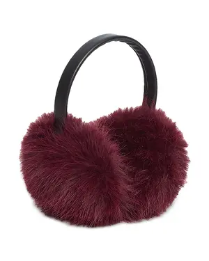 Apparis Faux Fur Earmuffs - Merlot