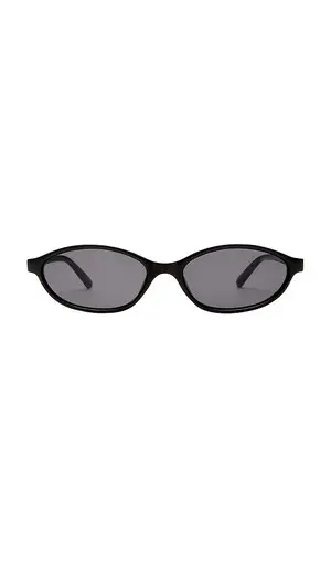 AIRE Earthshine Sunglasses - Black & Smoke Mono