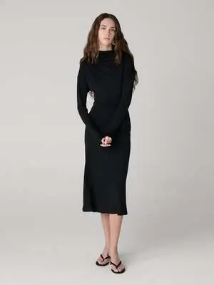 Diane Von Furstenberg Mock Neck Day Dresses