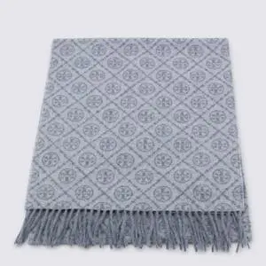Tory Burch Wool Scarf - Grey