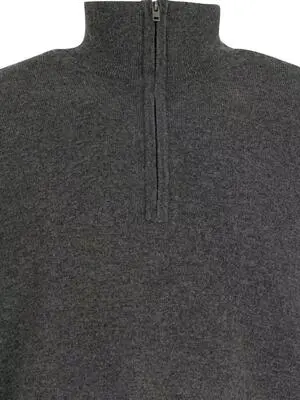 Vince Long-sleeve Zip Neck Sweater