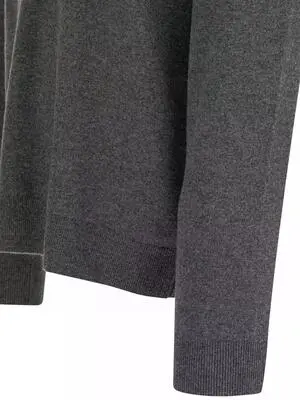 Vince Long-sleeve Zip Neck Sweater