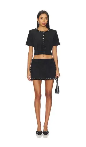 Amanda Uprichard Braswell Suede Top