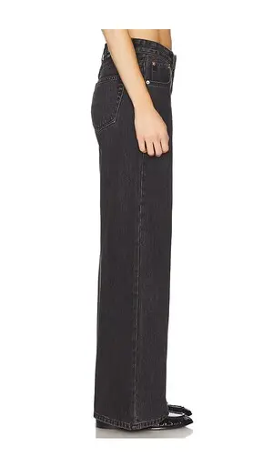 DR. DENIM Rhue Wide Leg Jeans - Black