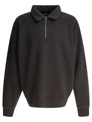 StÜssy Stüssy Half Zip Sweatshirt - Black