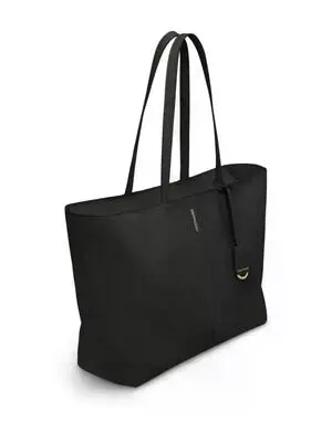MAISON DE SABRE Zipped Leather Soft Tote - Black