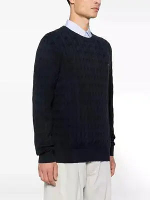 Tommy Hilfiger Cable-knit Crew-neck Sweater