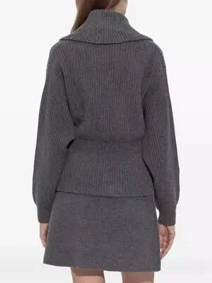 LISA YANG Button Shawl-collar Cardigan - Grey