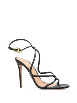 GIANVITO ROSSI Knot Detail Heeled Sandals