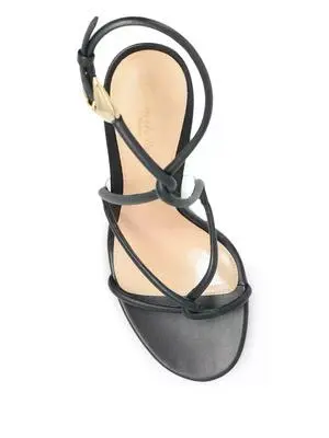 GIANVITO ROSSI Knot Detail Heeled Sandals