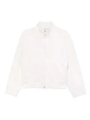 GRAN SASSO Cable Knit Zip Jacket