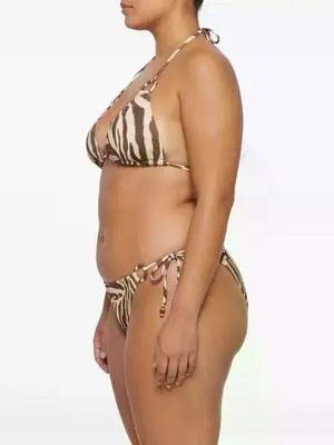 Zimmermann Wanderlust Ring-tie Bikini - Brown