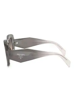 Prada Symbole Oversized Sunglasses - Grey