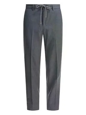 BRIGLIA 1949 Paloma Drawstring Trousers - Grey