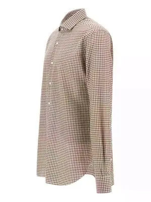 BARBA NAPOLI Checked Long-sleeves Shirt