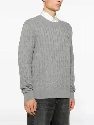 Tommy Hilfiger Cable-knit Crew-neck Sweater