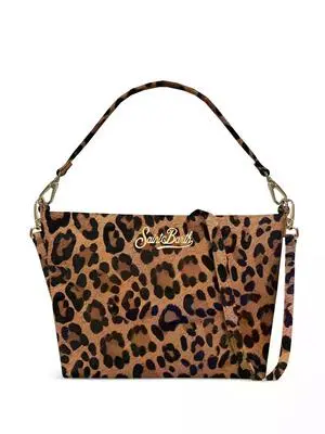 MC2 SAINT BARTH Aline Leopard Print Shoulder Bag