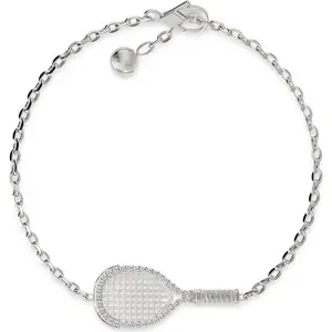 PASCAL Tennis Bracelet - Silver/white Diamond