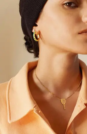 PASCAL The Tennis Necklace - Gold Diamond