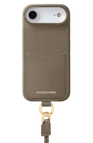 MAISON DE SABRE Sling Phone Case - Cashmere Clay