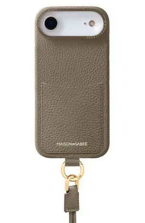 MAISON DE SABRE Sling Phone Case - Cashmere Clay