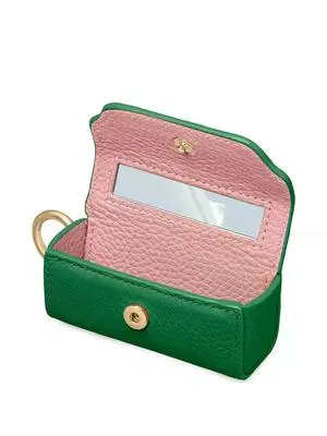 MAISON DE SABRE Leather Lipstick Charm - Green