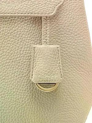 MAISON DE SABRE Mini Soft Leather Backpack With Top Handle And Adjustable Shoulder Straps - Neutrals